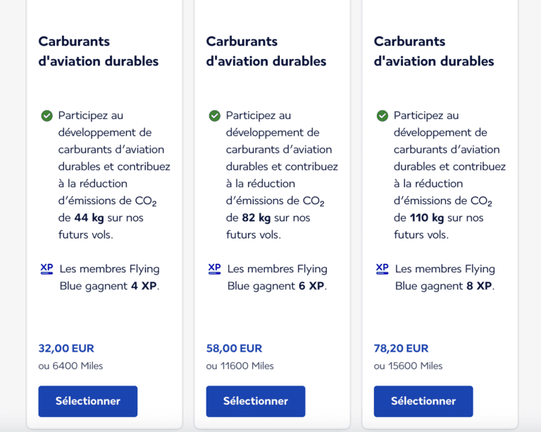 Comment acheter des XP flying blue - Guide pratique